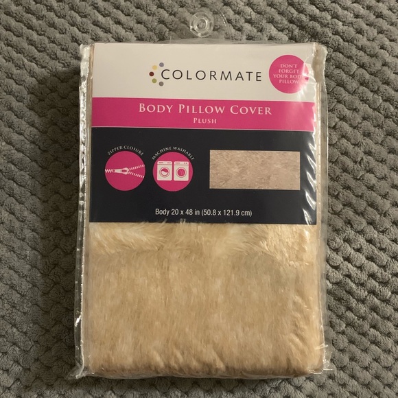 colormate | Bedding | Plush Body Pillow Cover Blush Pink | Poshmark